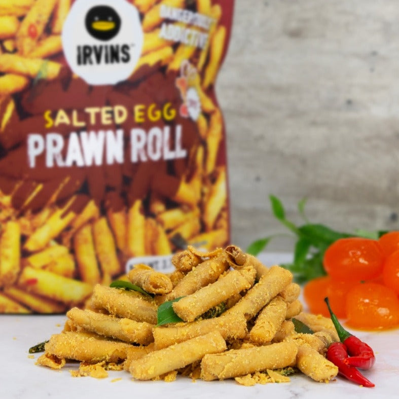 IRVINS Salted Egg Prawn Roll (105g)